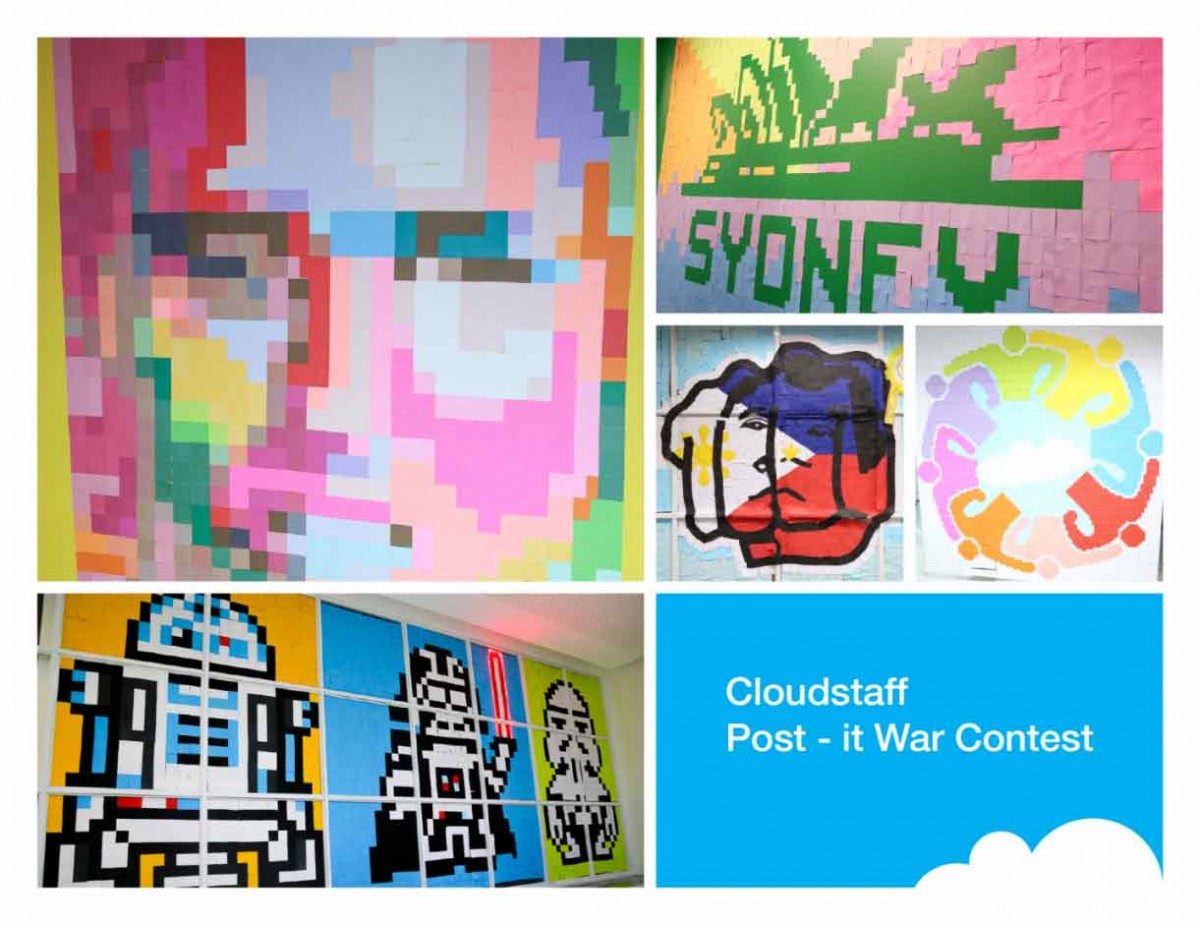 Post-It War at Cloudstaff | Cloudstaff
