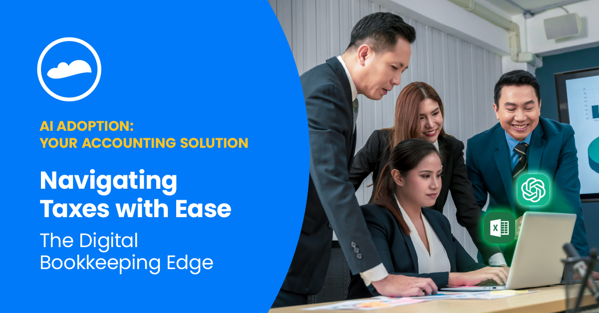 Navigating Taxes with Ease: The Digital Bookkeeping Edge - Cloudstaff