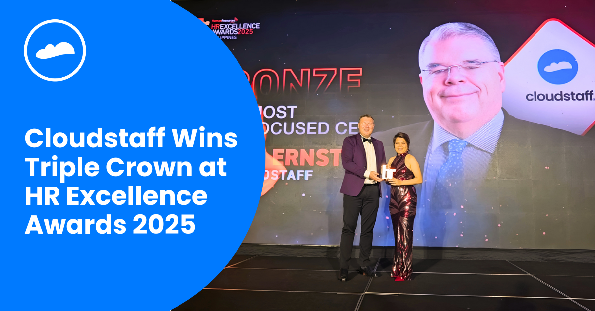 Cloudstaff Wins Triple Crown at HR Excellence Awards 2025 - Cloudstaff